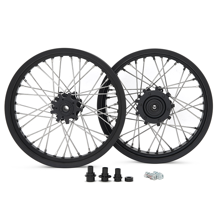 Motorcycle Spoke Wheel Rims Set For Husqvarna Svartpilen 401 / KTM Duke ...