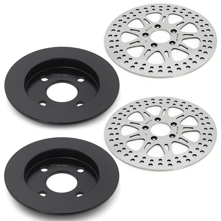 Cast Iron Front Rear Brake Disc Rotor Set for Harley TRIKE FLHTCUTG ...
