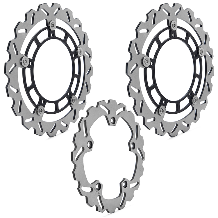 Custom Motorcycle 2*Front and 1*Brake Disc for APRILIA Tuareg 660 2022 ...